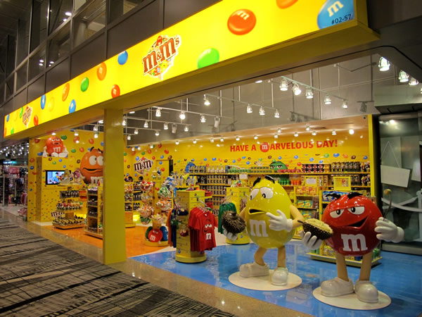 Largest M&M’s concept store in travel retail opens at Changi Airport ...