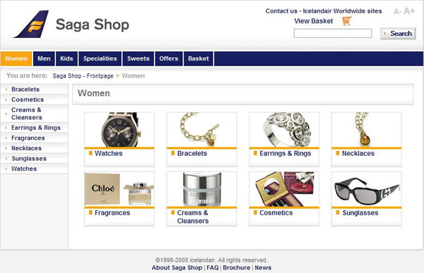 Website of the week: Icelandair Saga Shop – 03/06/08 : The Moodie ...